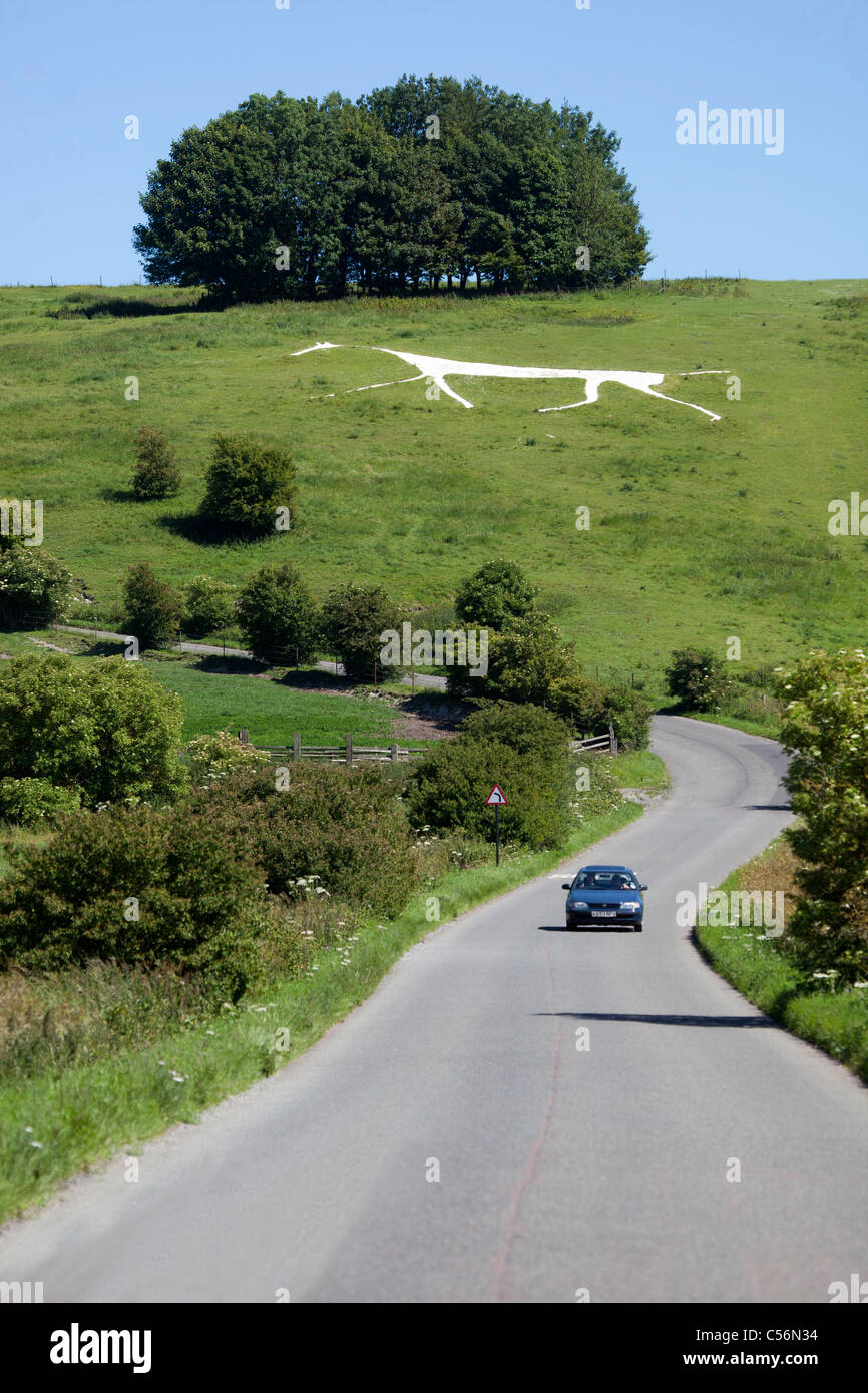 Hackpen White Horse Hackpen Hill Wiltshire England UK Stock Photo - Alamy
