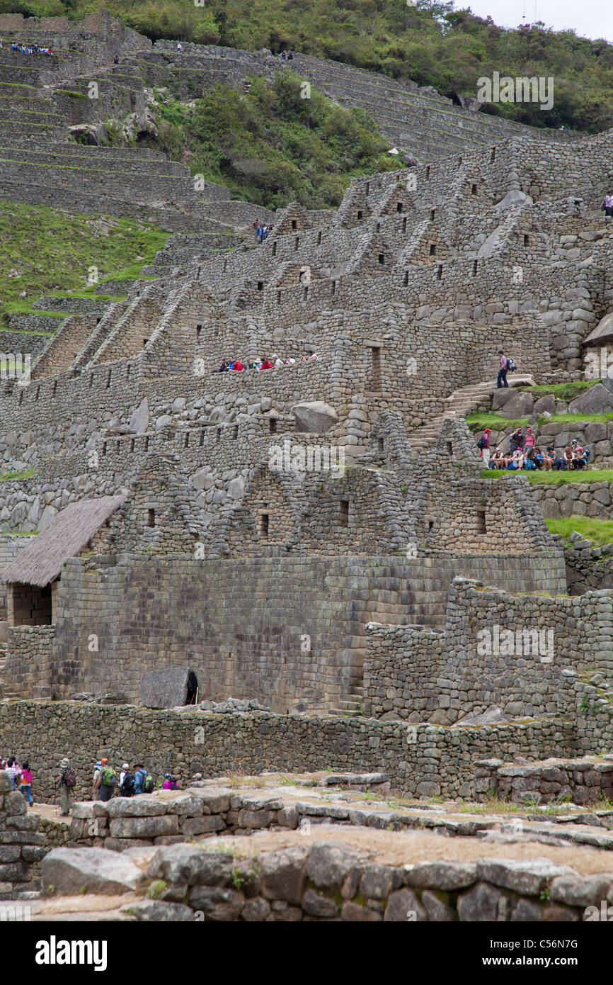 Machu picchu houses hi-res stock photography and images - Alamy
