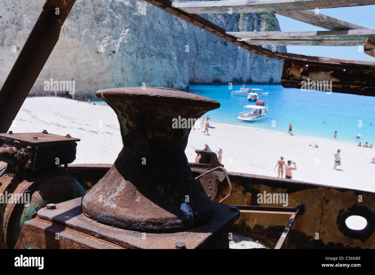 MV Panagiotis at Navagio (Shipwreck) Bay, Zakynthos Stock Photo - Alamy