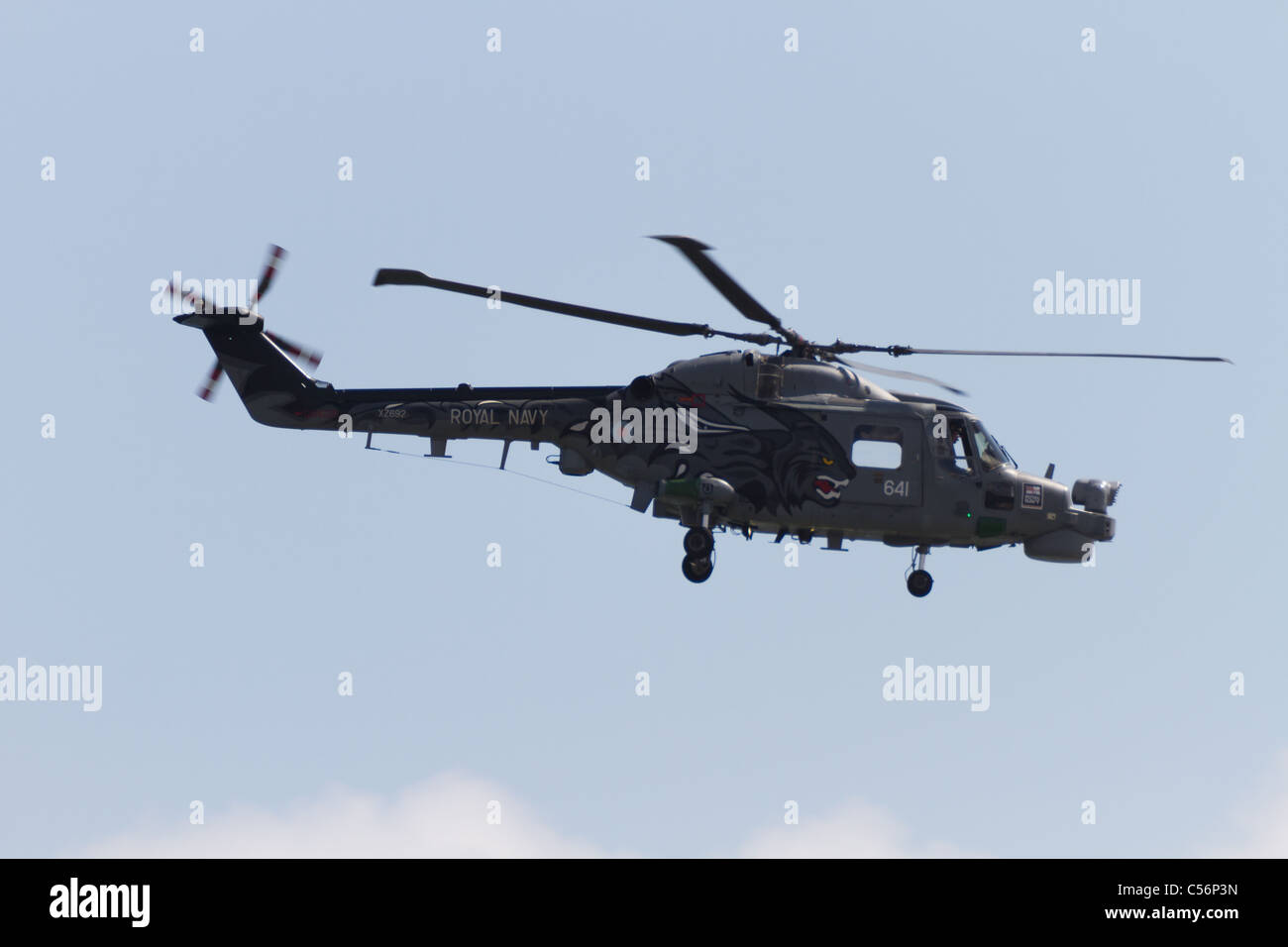 A Lynx helicopter at a flying display Stock Photo - Alamy