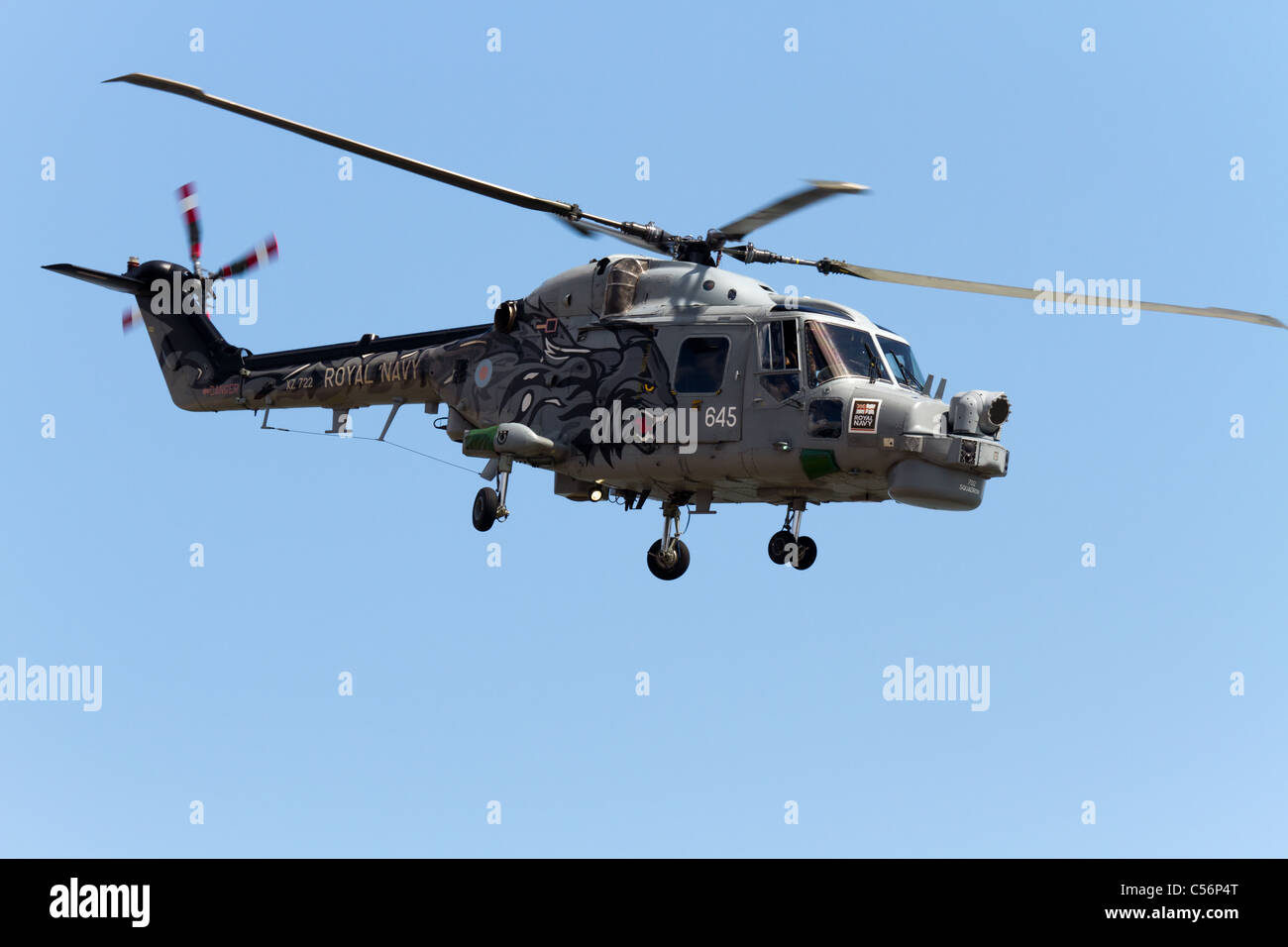 A Lynx helicopter at a flying display Stock Photo - Alamy
