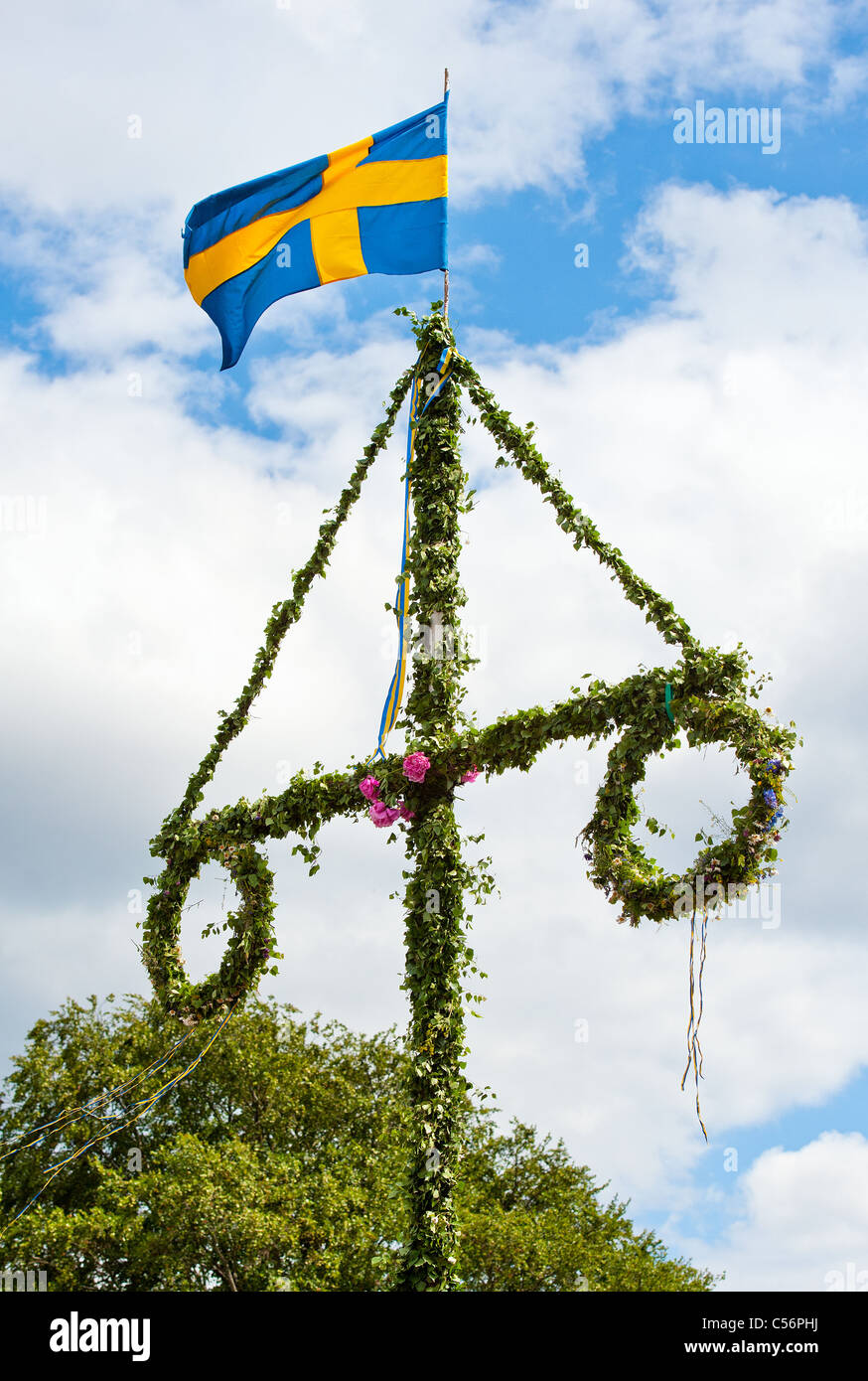 Swedish Midsummer Pole