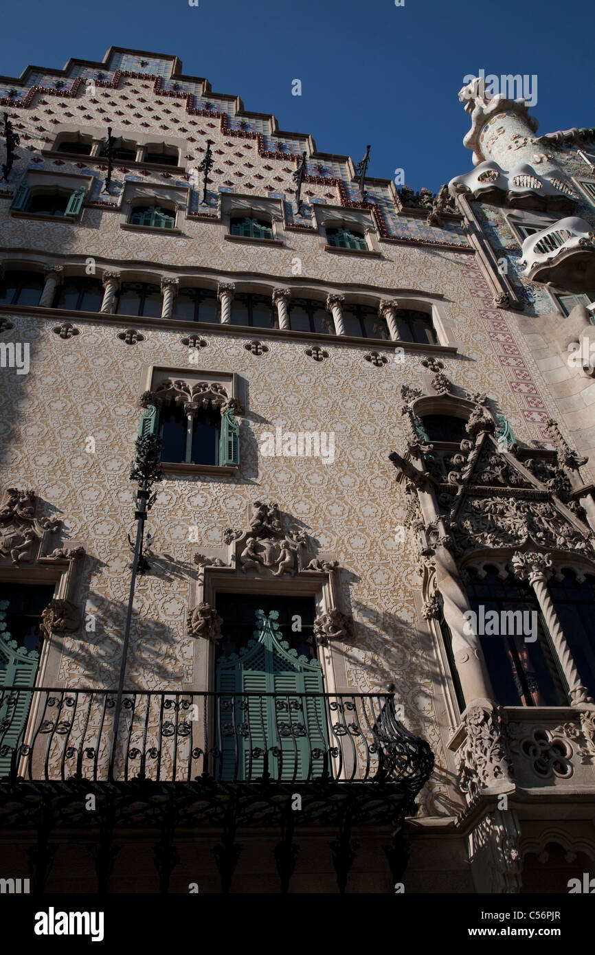Casa Amatller House by Puig i Cadafalch, Gracia Street, Barcelona Stock ...