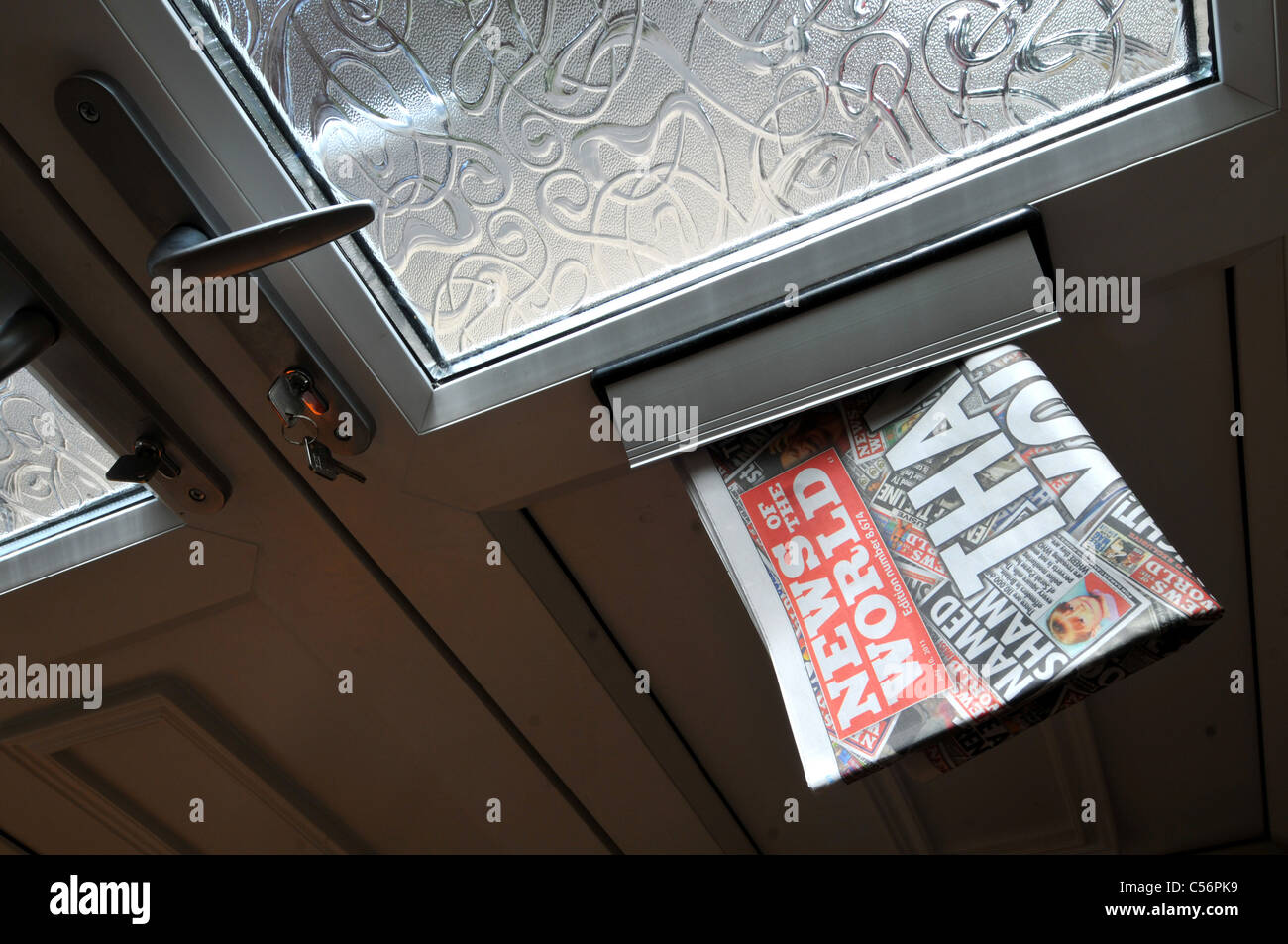 UK, Last ever publication of News of the World newspaper which is ...