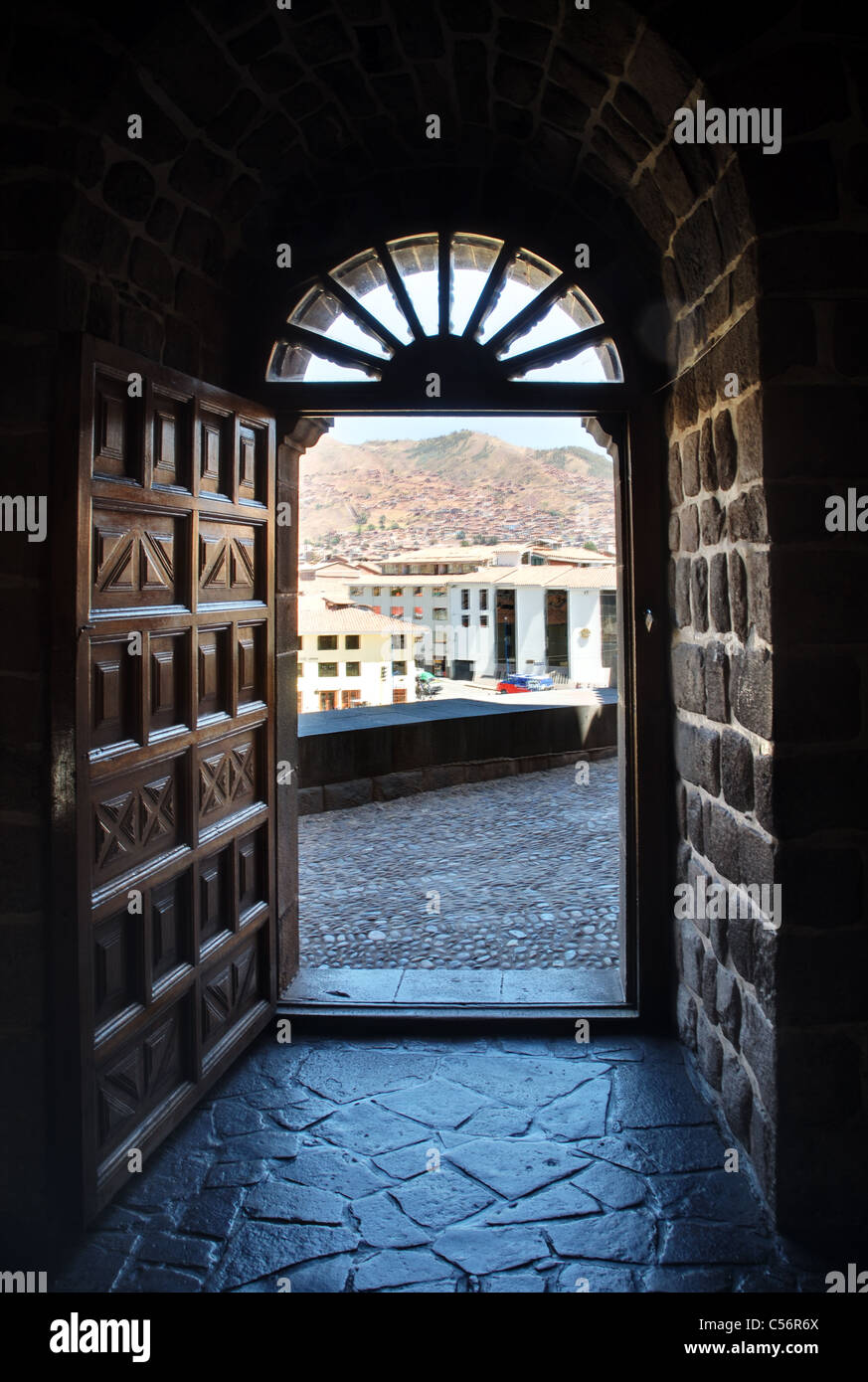 Inside coricancha cusco peru hi-res stock photography and images - Alamy