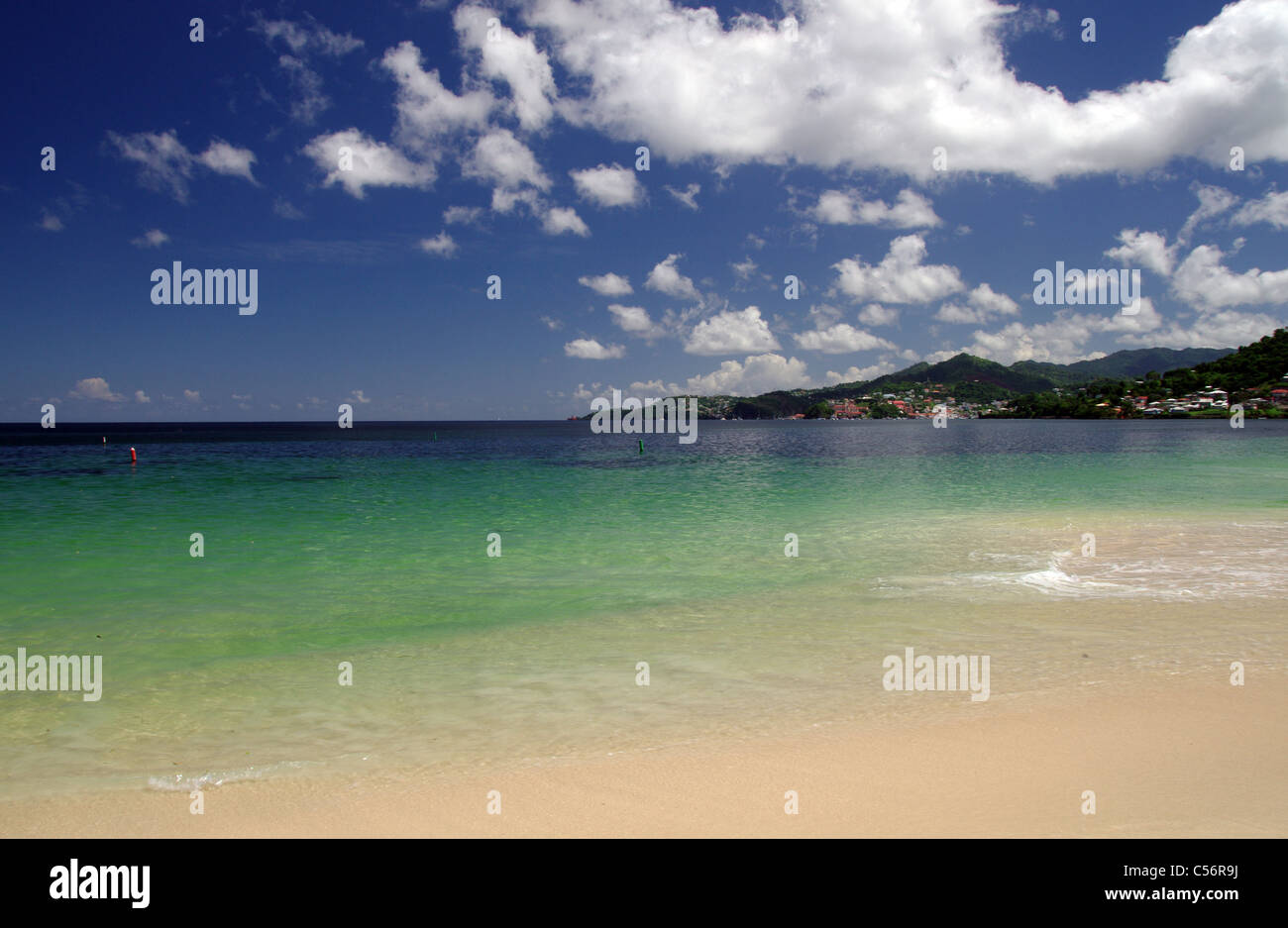 Grand Anse - Grenada's most popular beach Stock Photo - Alamy