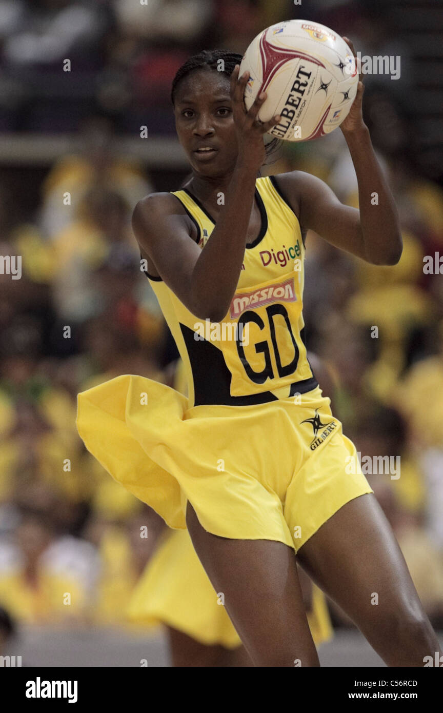 10.07.2011 Paula Thompson of Jamaica in action during the 3rd place ...
