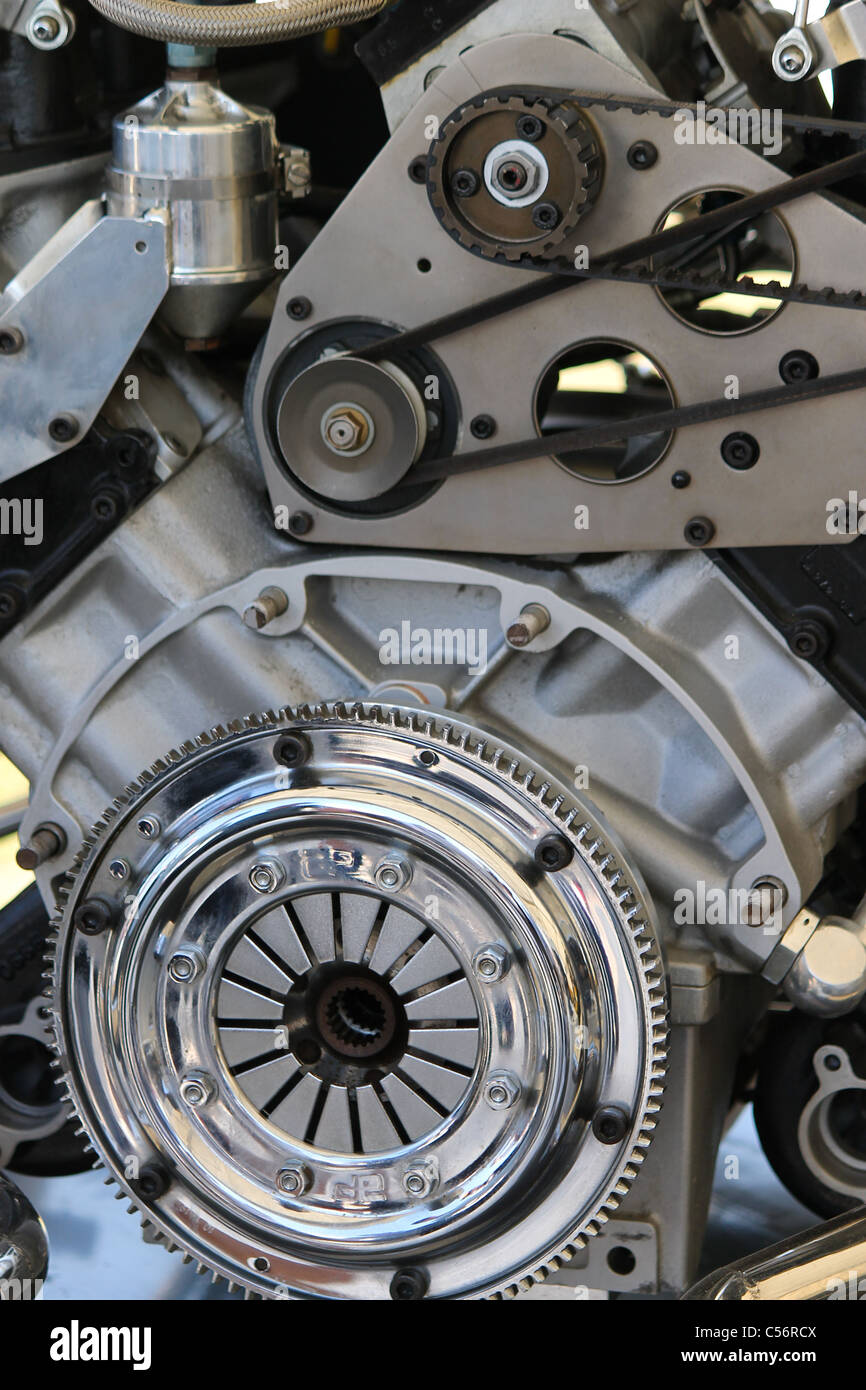 Inside a racing car engine Stock Photo - Alamy