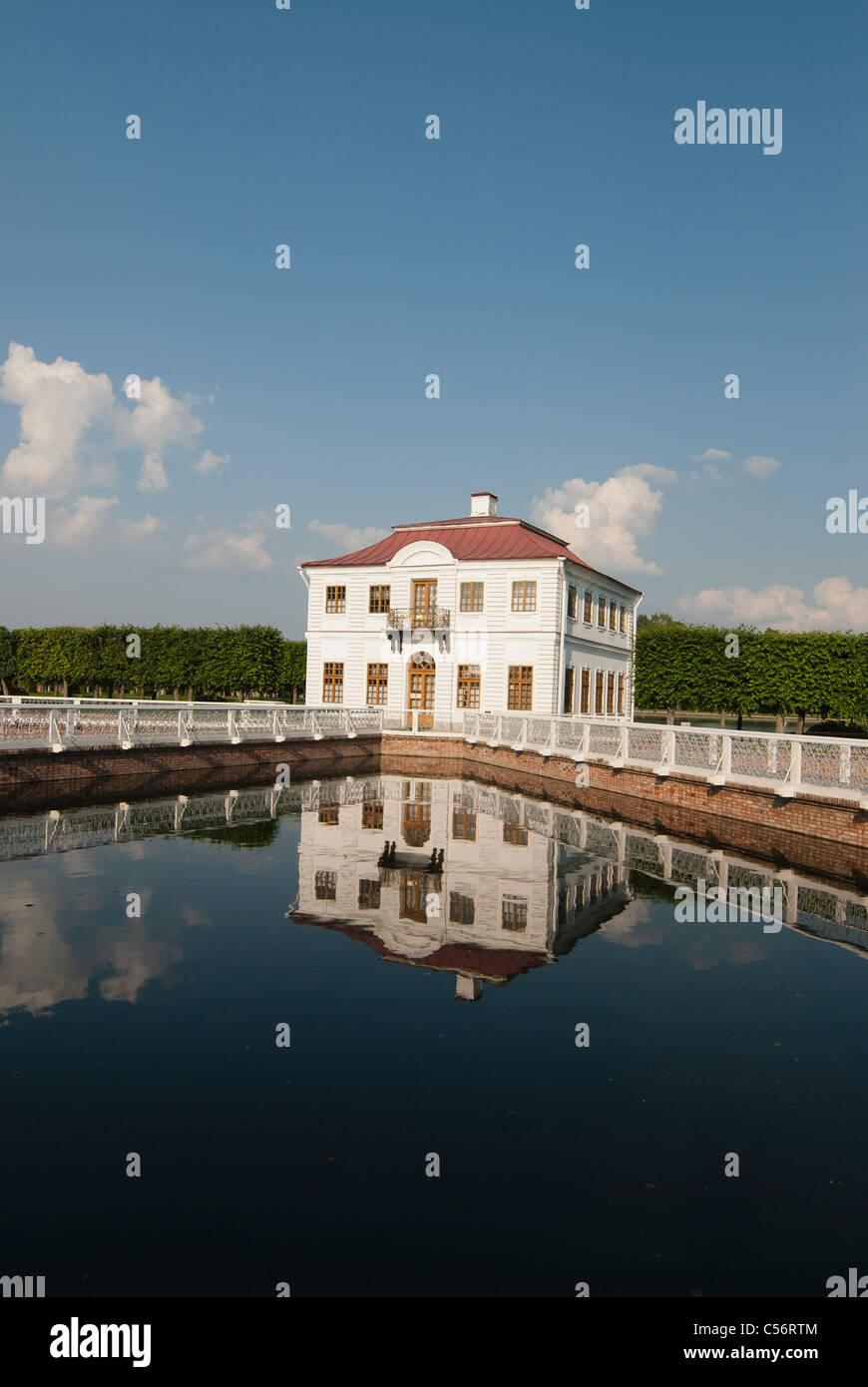 Marly Palace in Lower Peterhof Park. St.Petersburg Stock Photo - Alamy