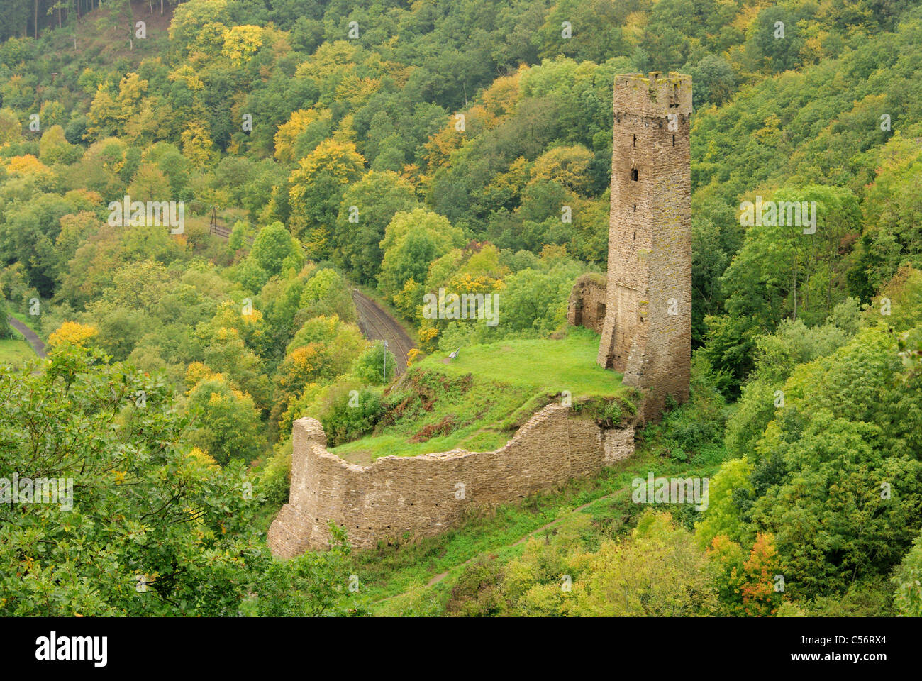 Monreal Burg - Monreal castle 01 Stock Photo - Alamy