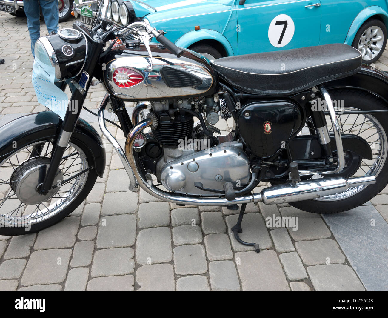 BSA A10 650cc Motorbike, 1960 vintage Stock Photo - Alamy