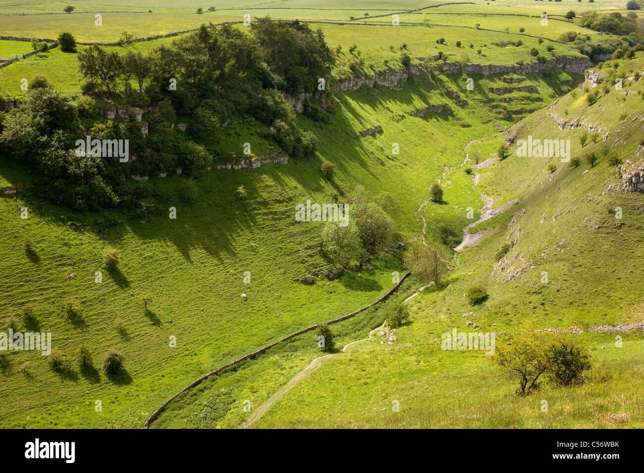 Lathkill Dale in the Derbyshire Peak District Stock Photo - Alamy