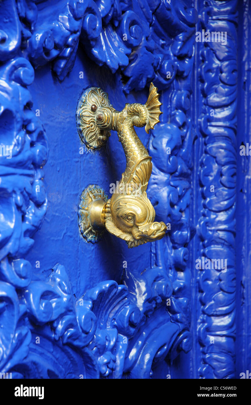 A fish shaped door handle Stock Photo - Alamy