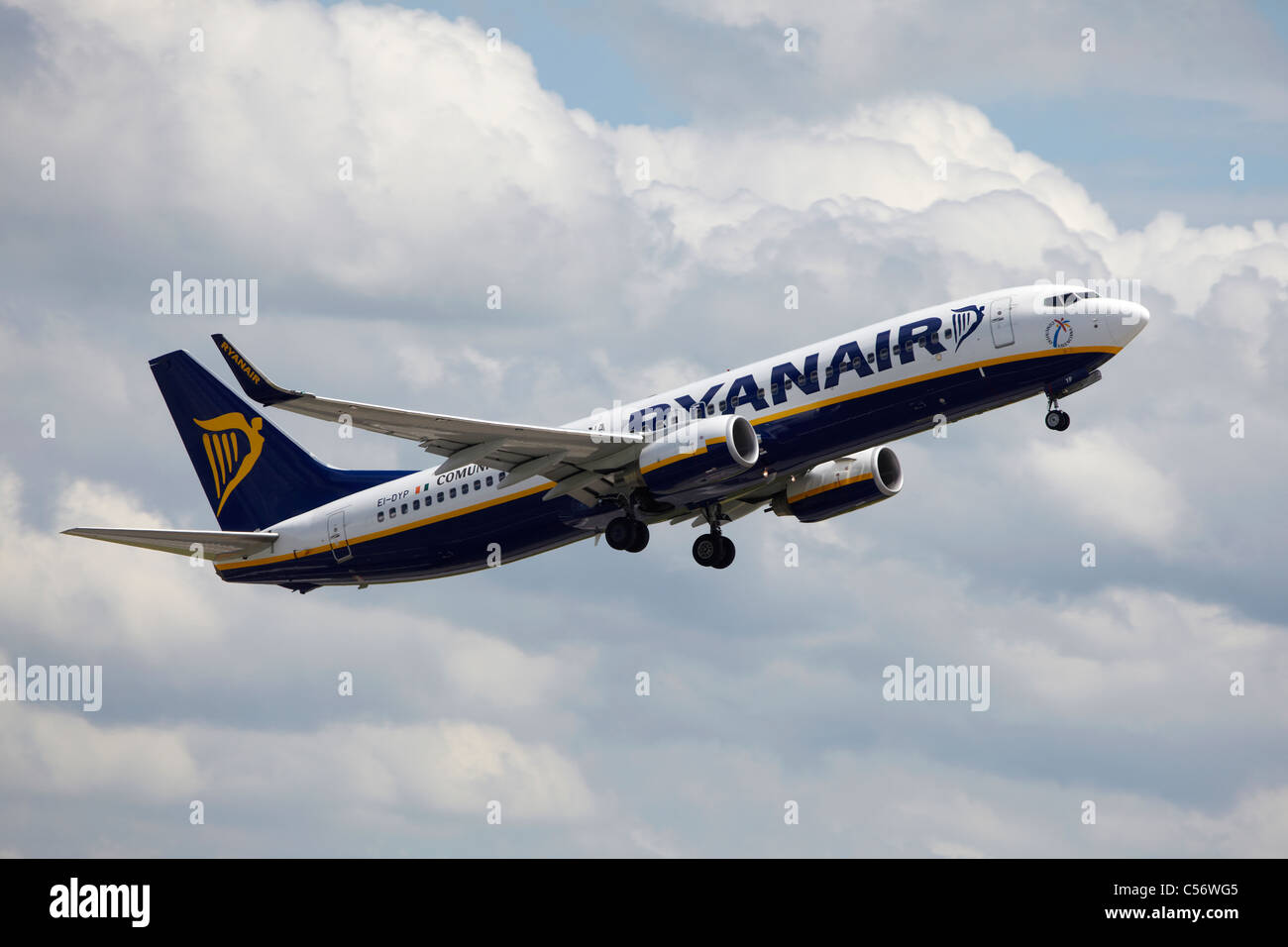 Aeroplane at Manchester Airport Stock Photo - Alamy