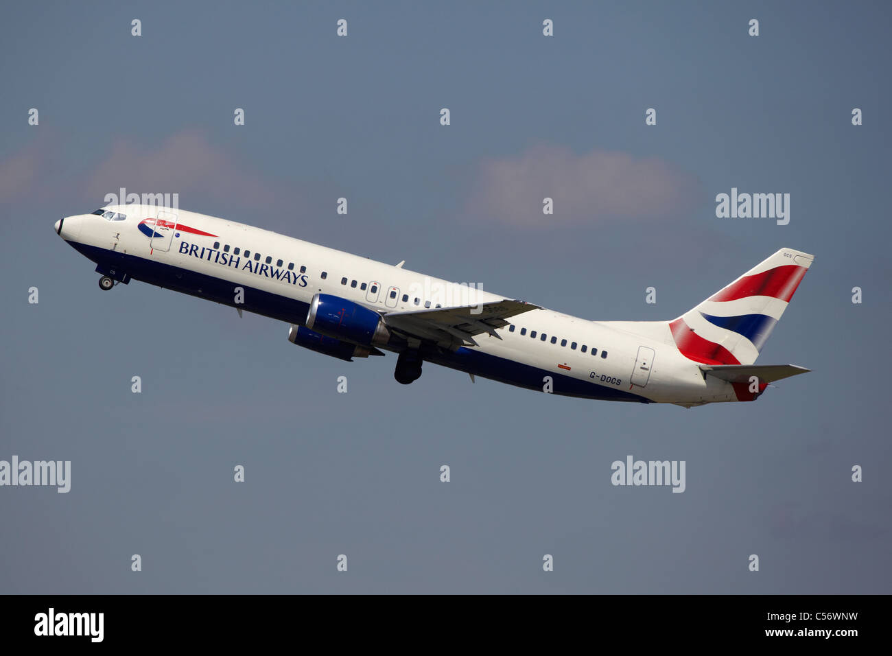 Aeroplane at Manchester Airport Stock Photo - Alamy
