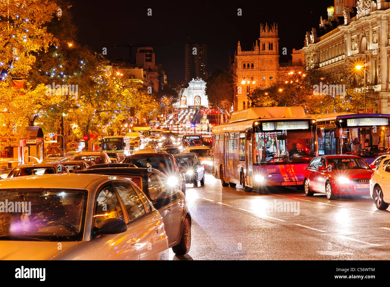 Gran Via, Madrid Stock Photo - Alamy