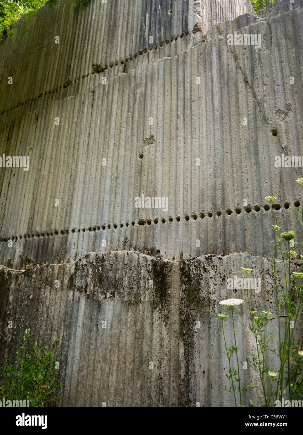 Ross Marble Quarry at Ijams Nature Center, Knoxville, Tennessee Stock ...
