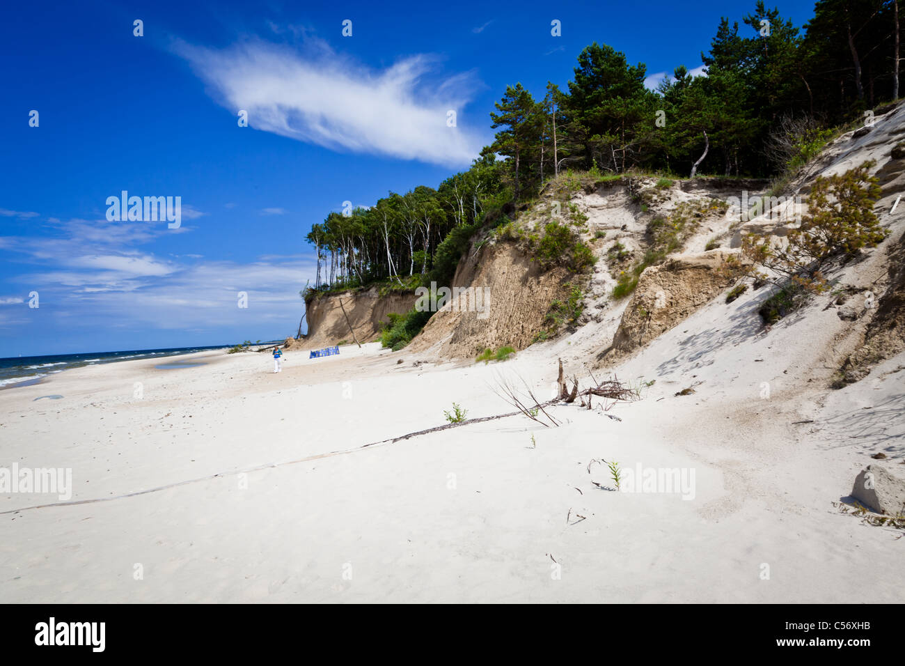 Baltic sea landscape with cloudy sky Stock Photo - Alamy