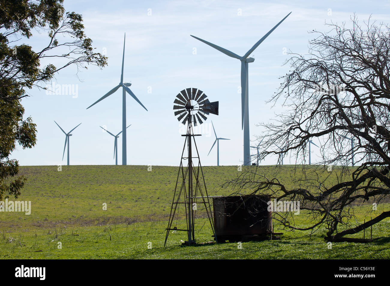 Modern wind turbines hi-res stock photography and images - Alamy