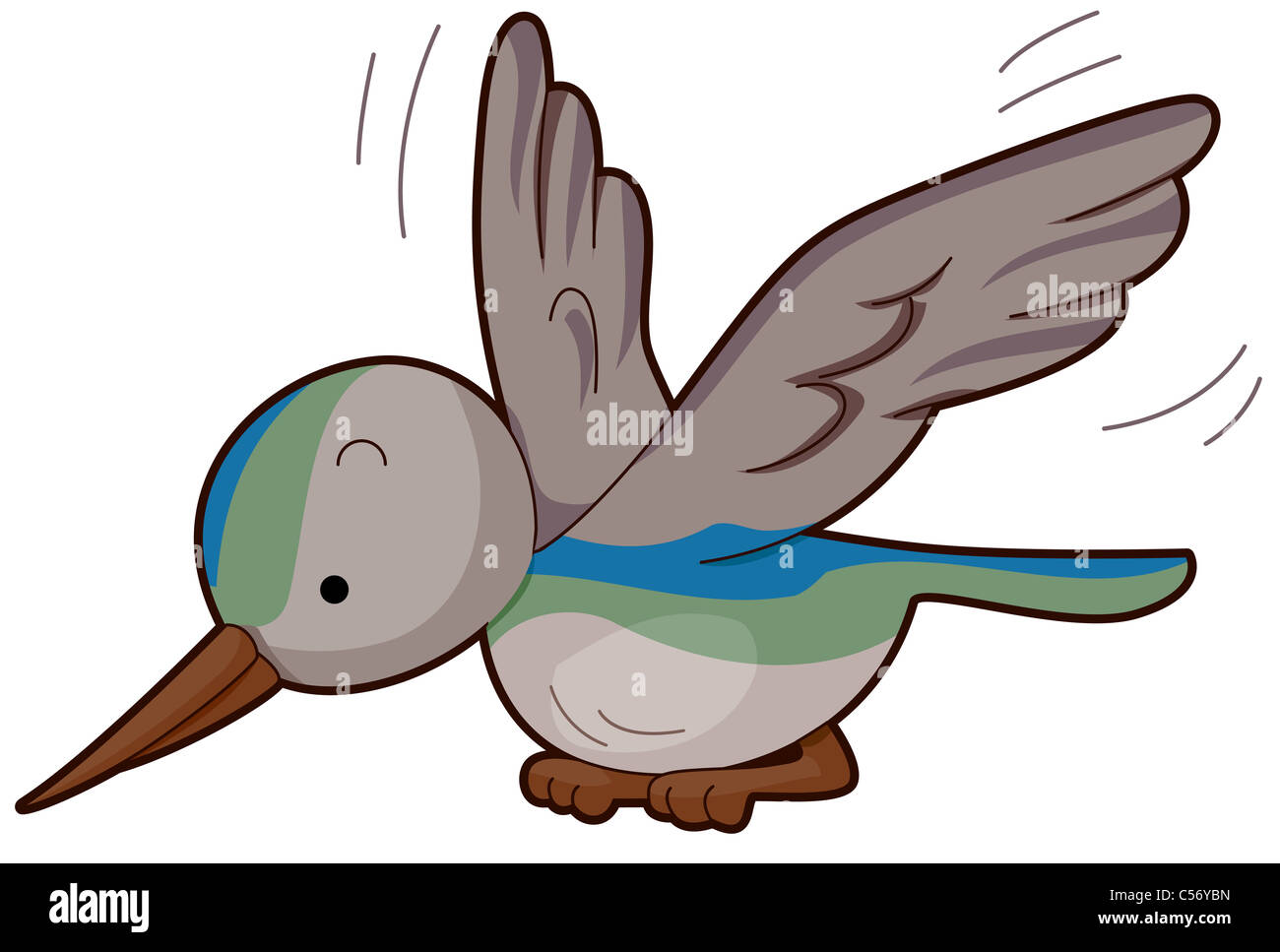 Wings a flapping Cut Out Stock Images & Pictures - Alamy