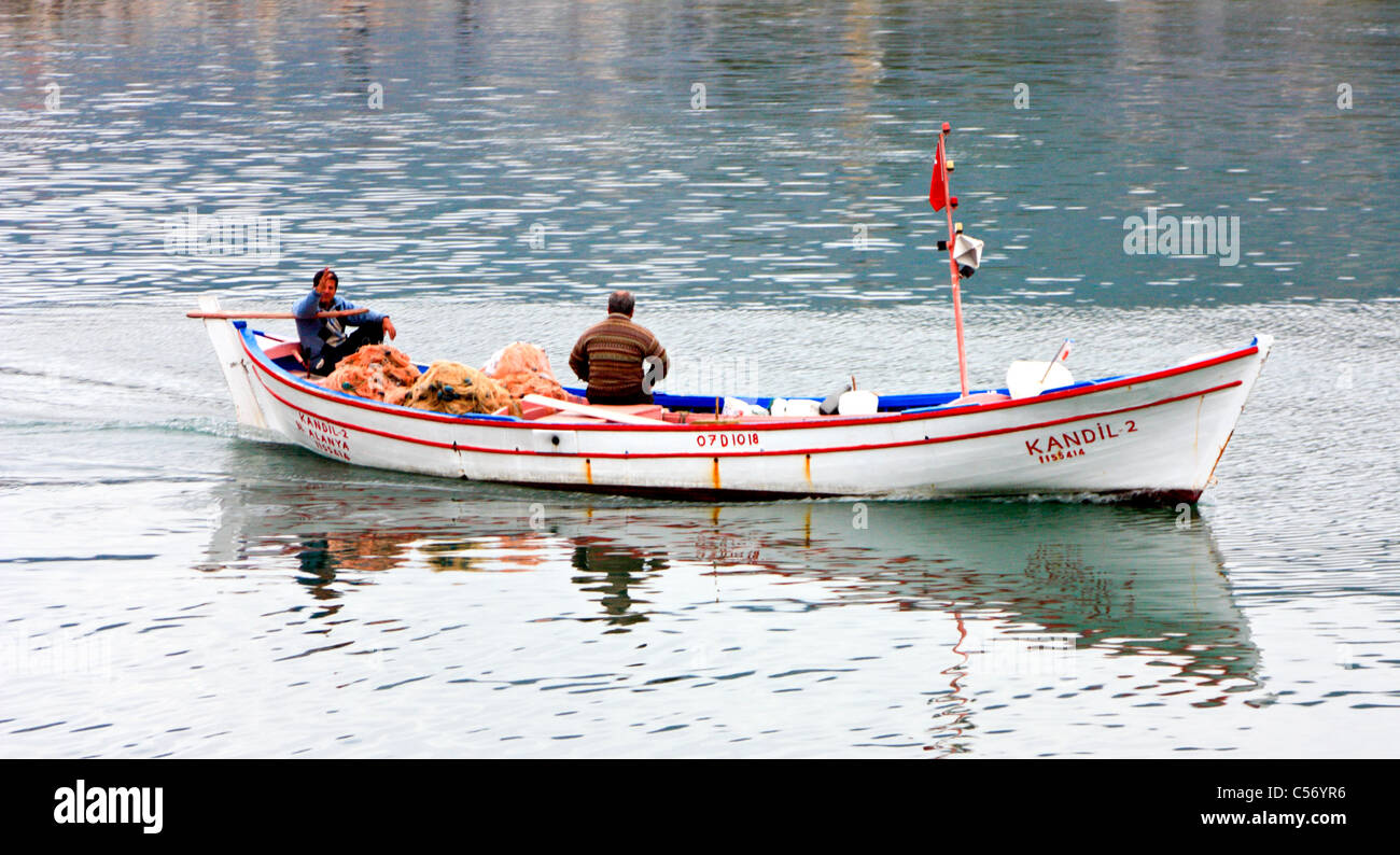 Fishing boat in alanya hi-res stock photography and images - Alamy