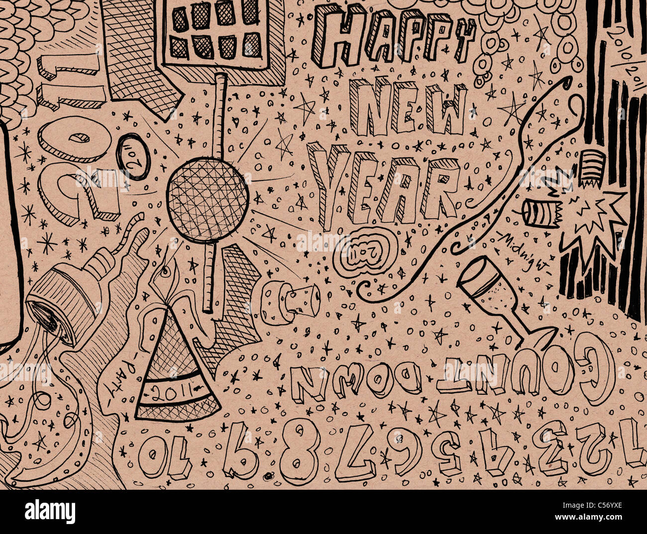 Hand drawn doodles. Great for setting off your design or just a ...