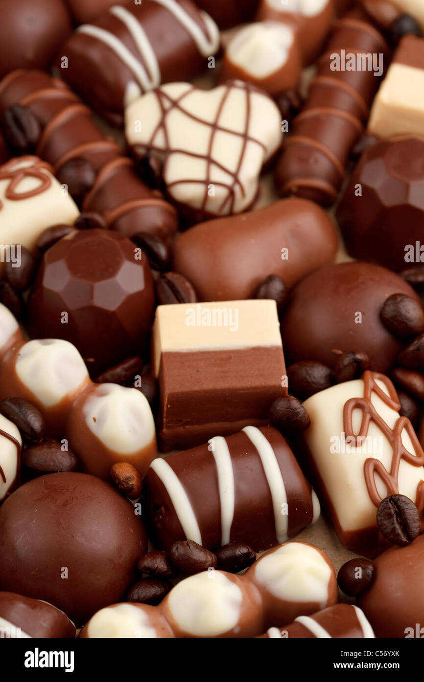 Delicious white chocolate sweets hi-res stock photography and images ...