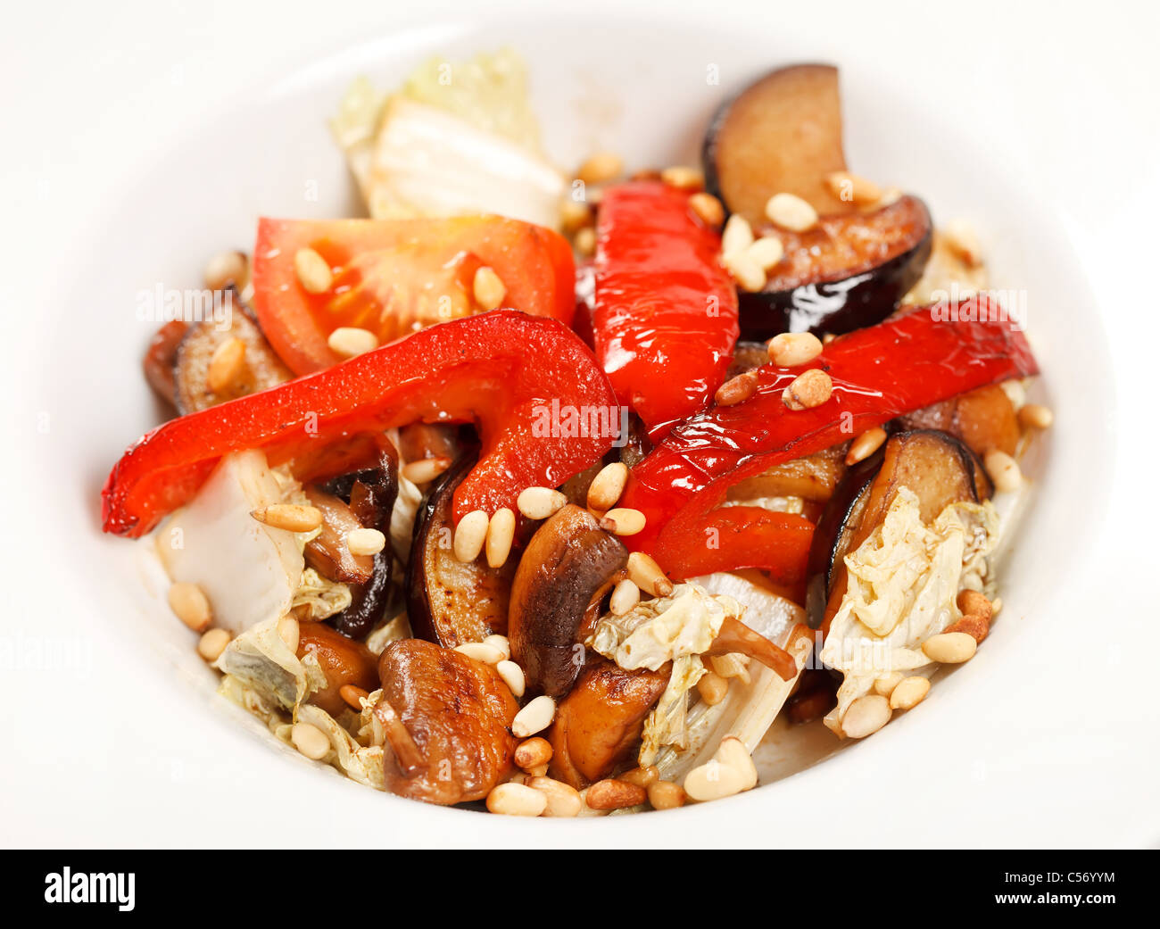 Roasted vegetables eggplant hi-res stock photography and images - Alamy