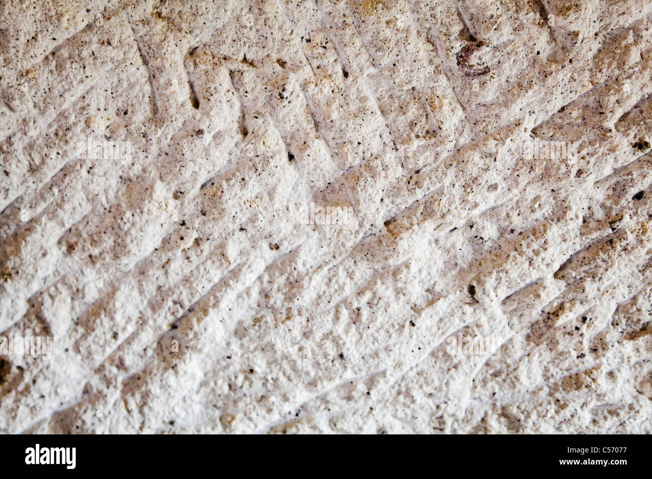 architectural detail on a Koza cave limestone wall, Capadocia, Turkey ...