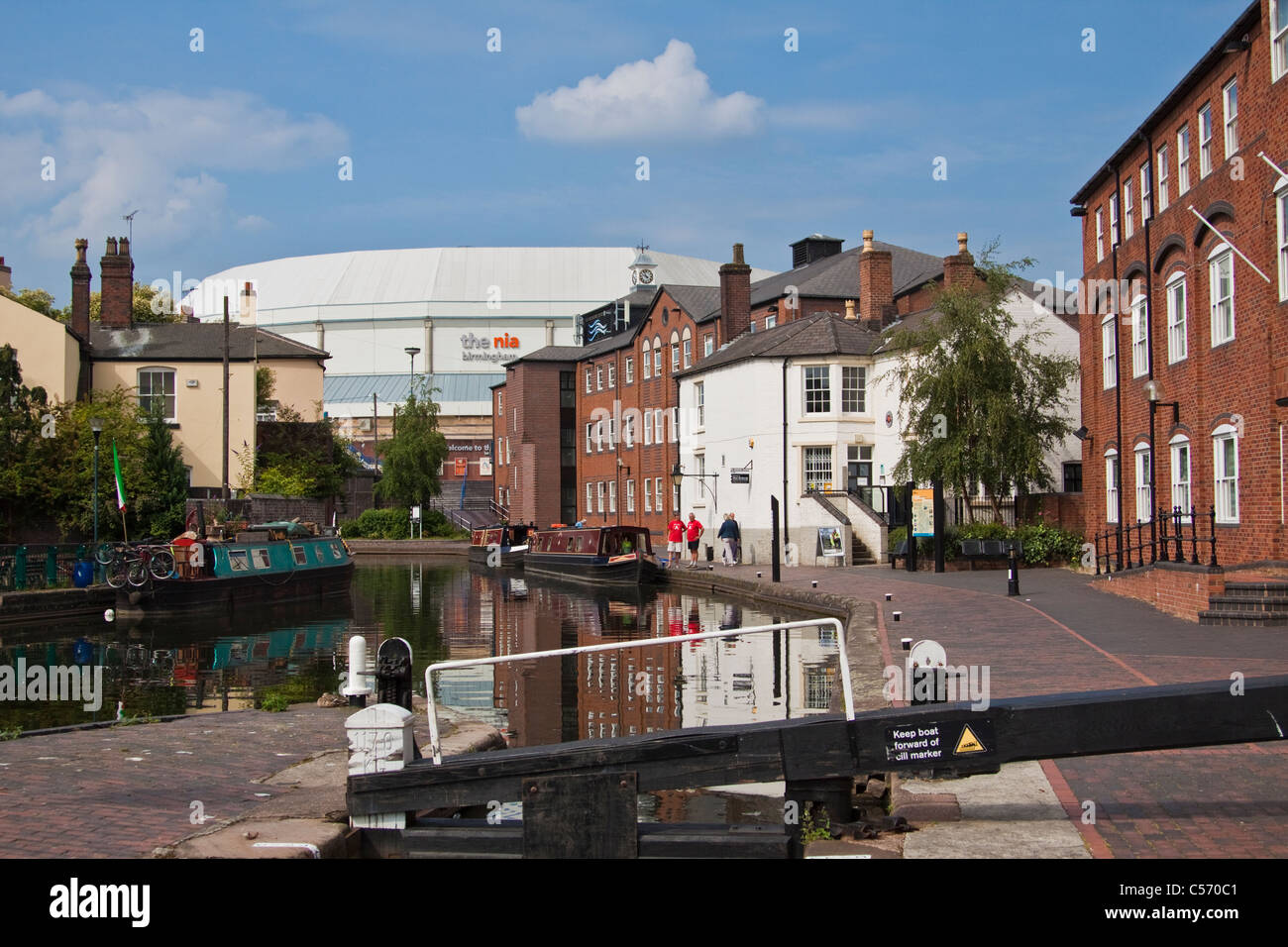 Cambrian wharf Birmingham&Fazeley canal Stock Photo - Alamy