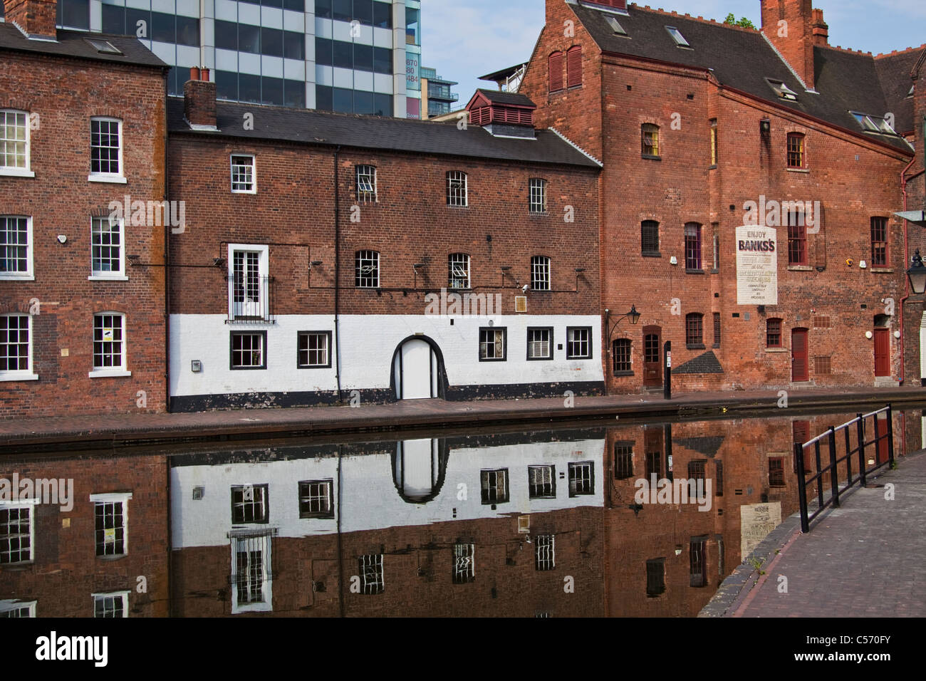 Gas street canal basin Stock Photo - Alamy