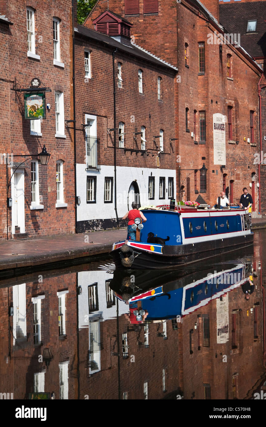 Gas street canal basin Stock Photo - Alamy