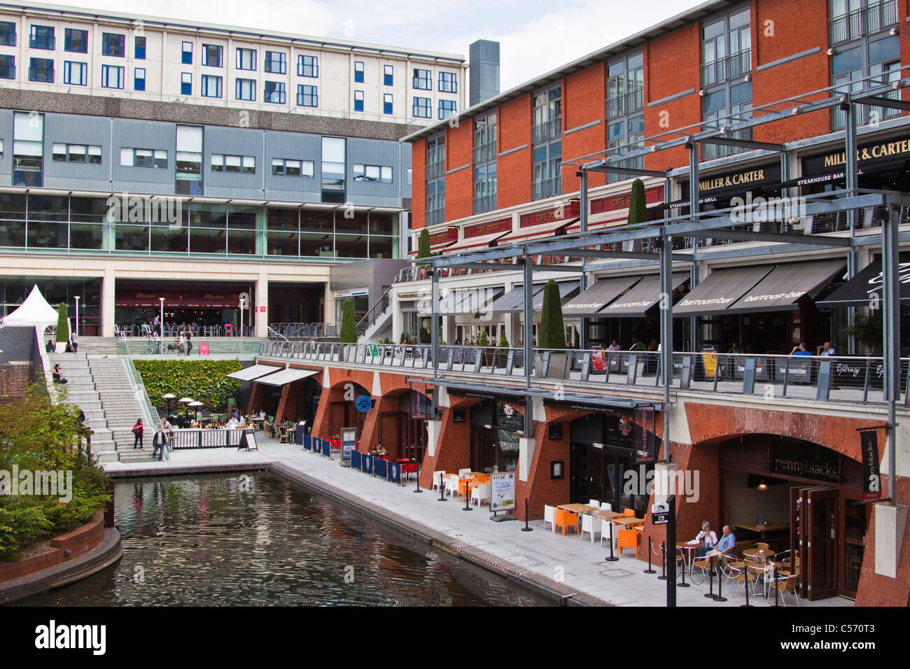 The Mailbox canalside living Stock Photo - Alamy