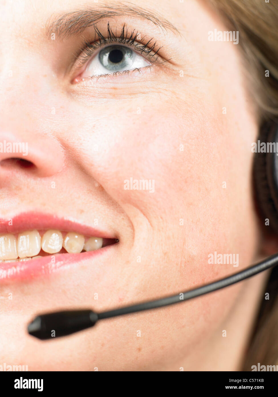 Customer representative wearing headset hi-res stock photography and ...