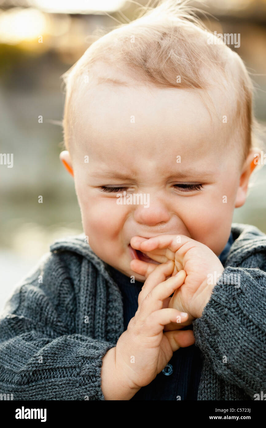 Close up of crying baby Stock Photo - Alamy