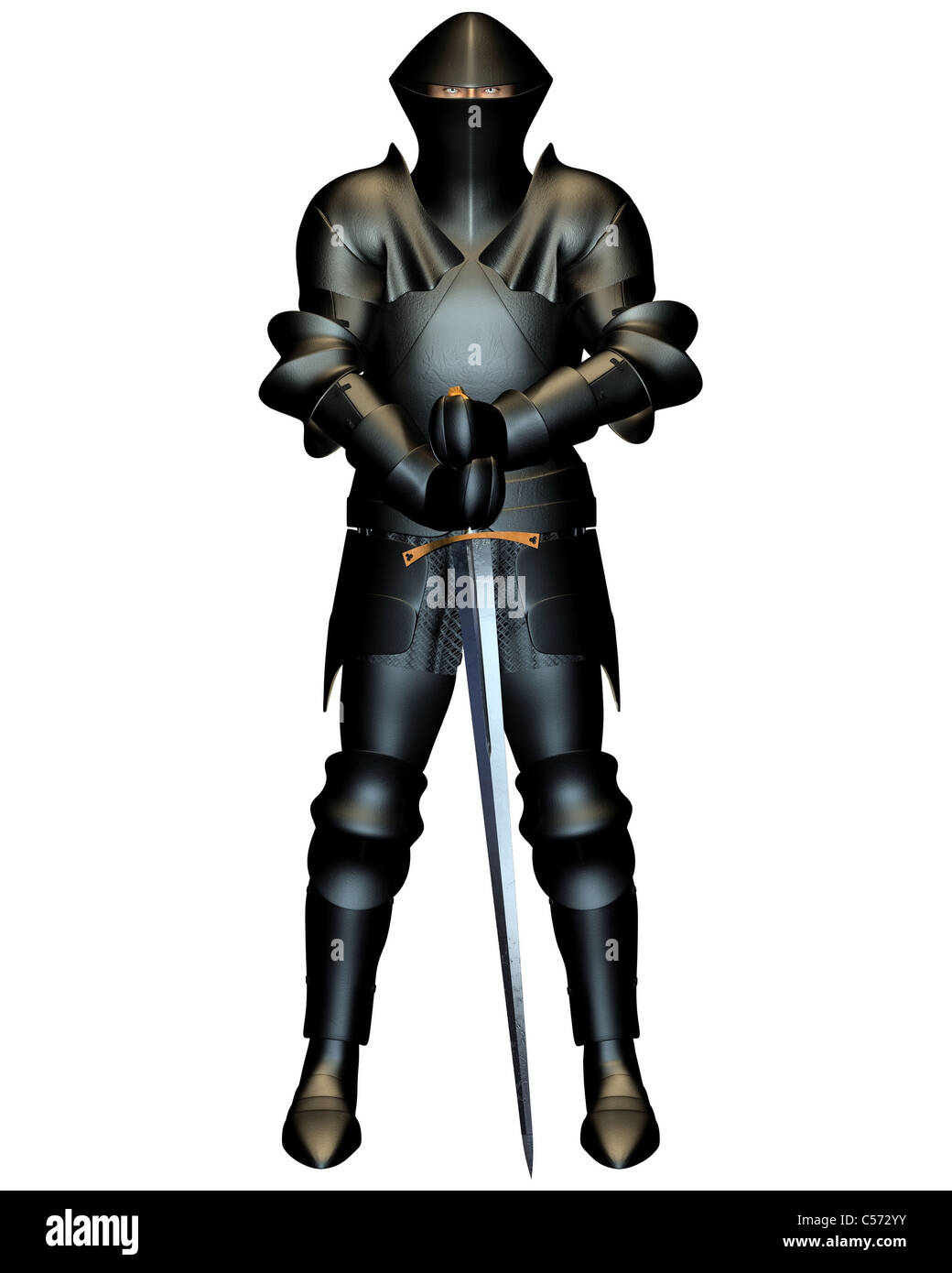 Black knight armour hi-res stock photography and images - Alamy