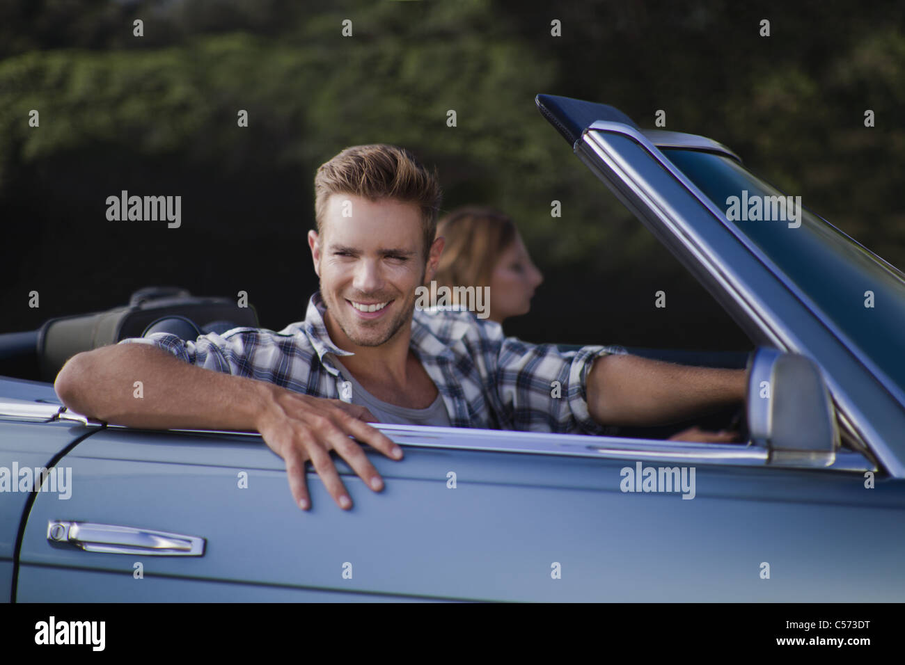 Guy Driving Convertible Side Road High Resolution Stock Photography and ...