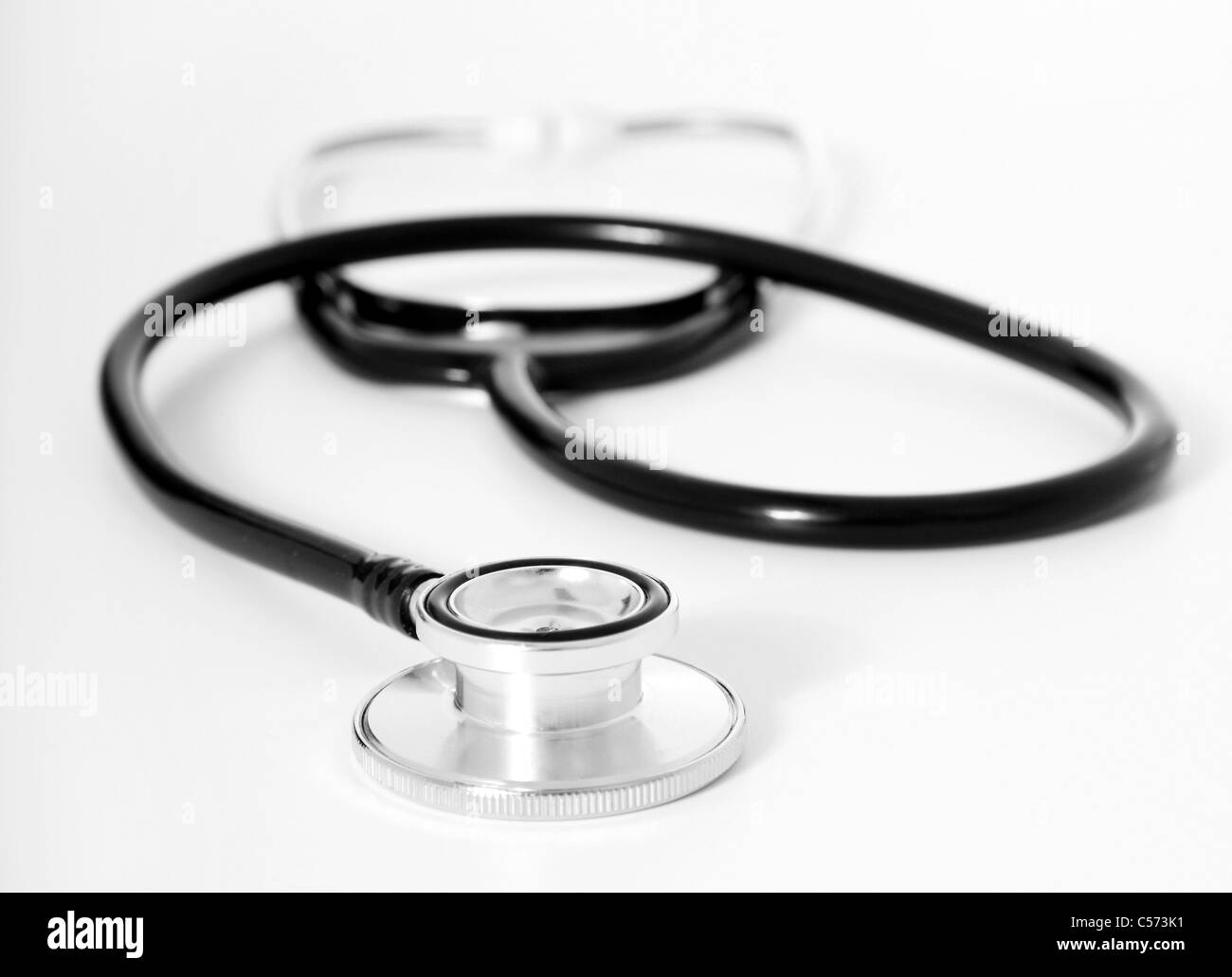 Doctor stethoscope Black and White Stock Photos & Images - Alamy