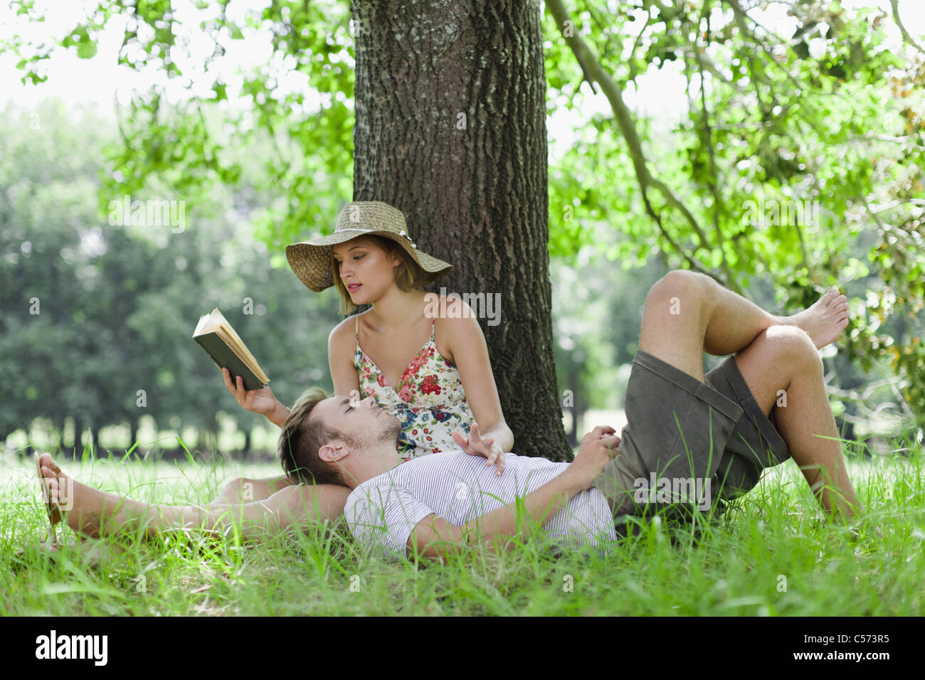 Resting Under A Tree