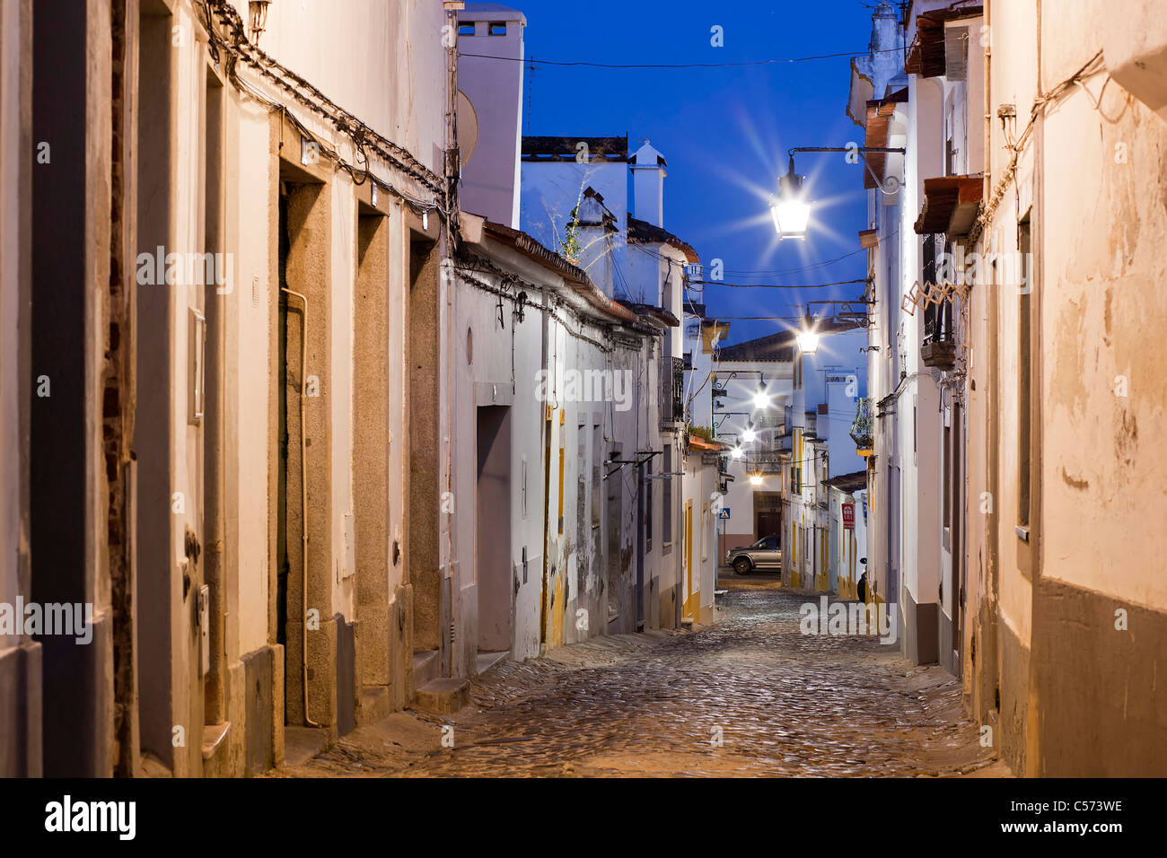 Streets of Evora, Portugal, Europe Stock Photo - Alamy