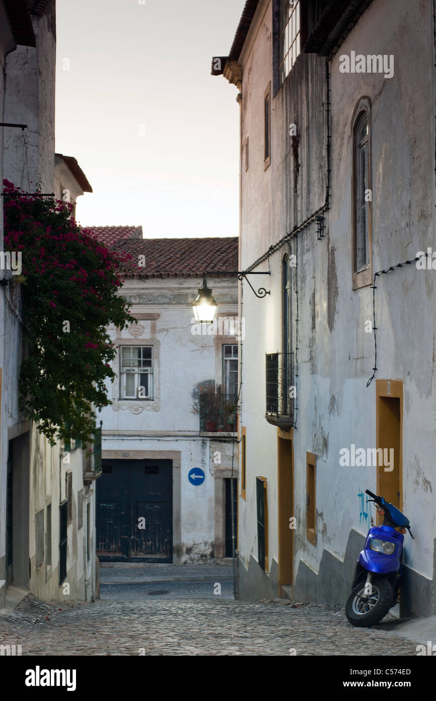 Streets of Evora, Portugal, Europe Stock Photo - Alamy