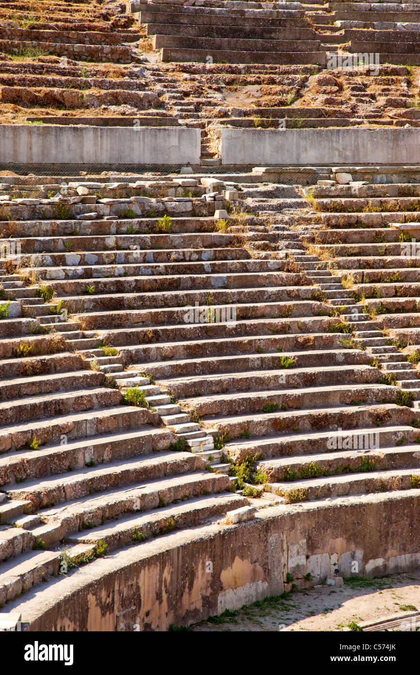 Stadium seating in the Grand Theatre - the Amphitheatre of Ephesus ...