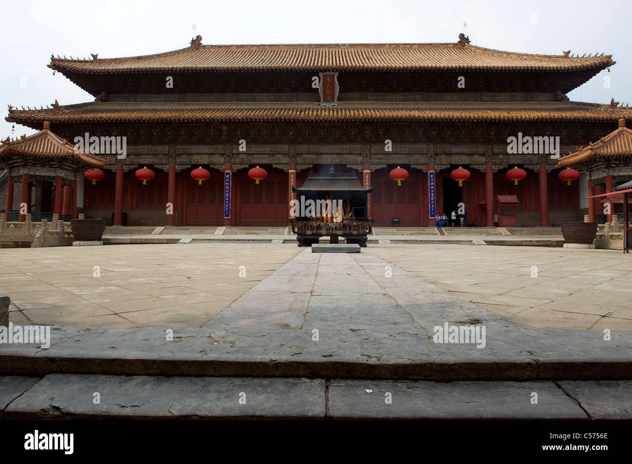 The Tiankuang Hall of the Dai Temple, built in the Song Dynasty(960 ...