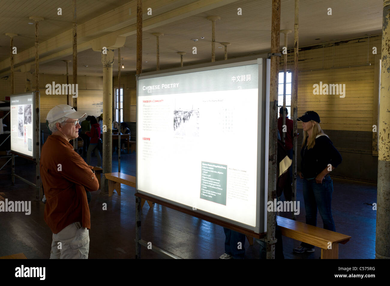 Chinese Poetry, Immigration Station, Angel Island, California Stock ...