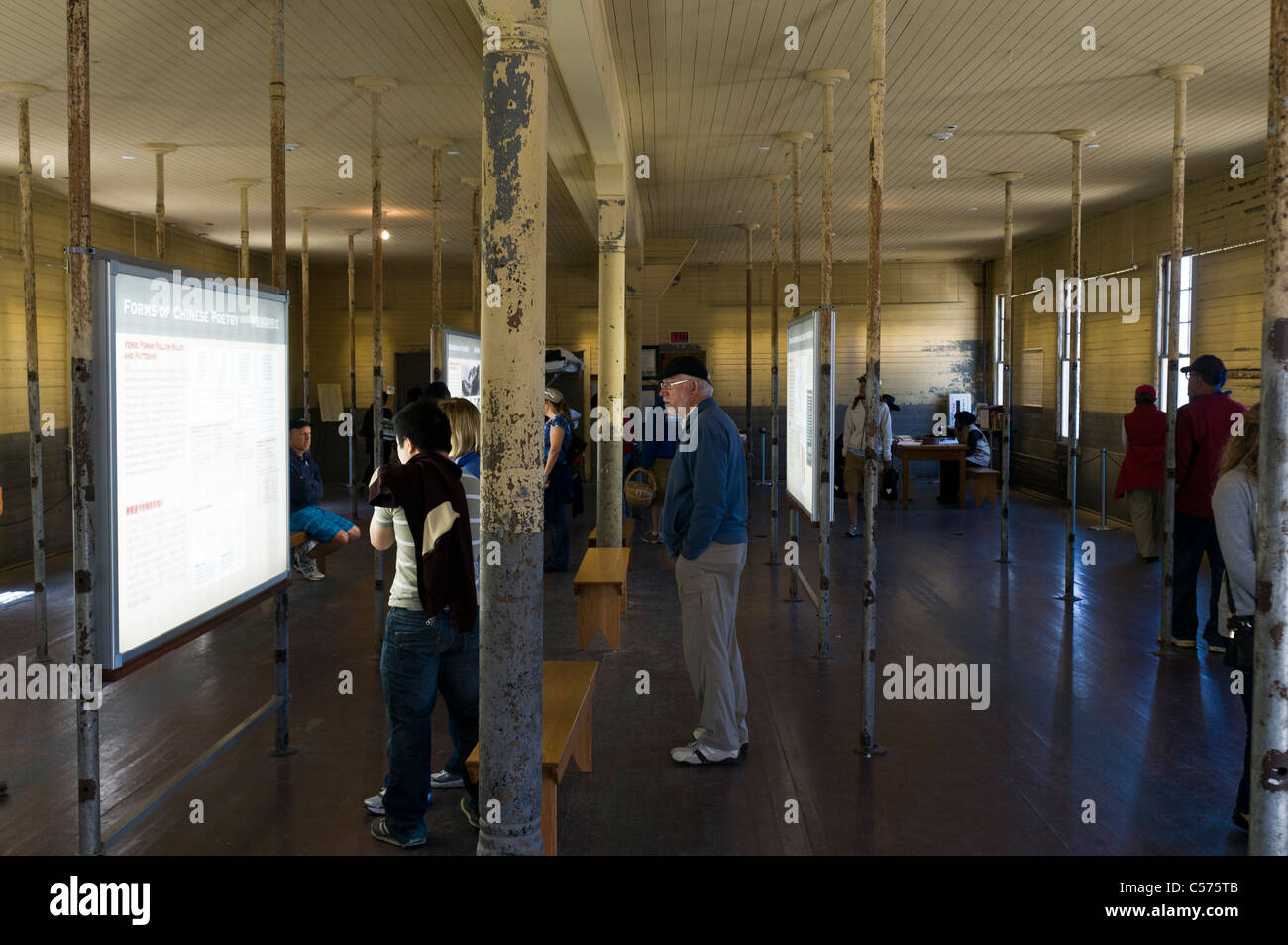 Chinese Poetry, Immigration Station, Angel Island, California Stock ...