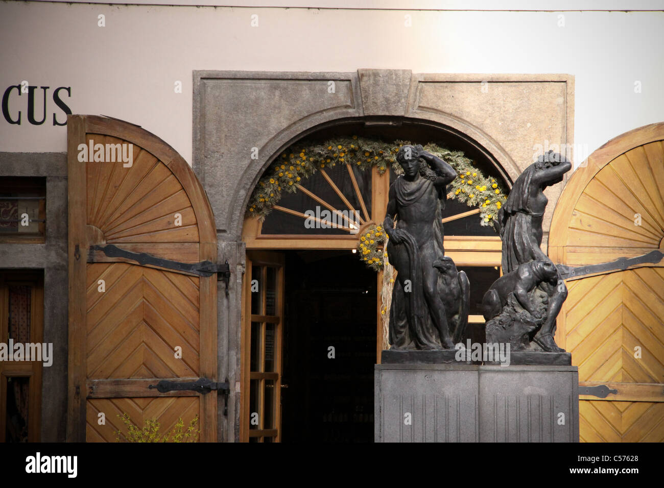 Religious decorations, deities, artifacts, sculptures around Prague ...