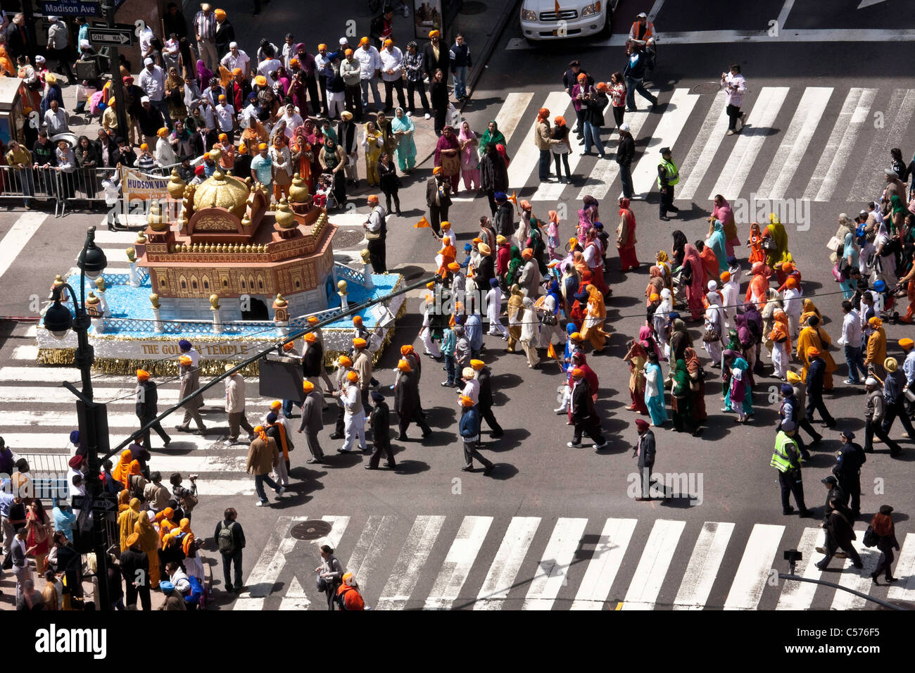 Sikh Day Parade, Madison Avenue, NYC Stock Photo - Alamy