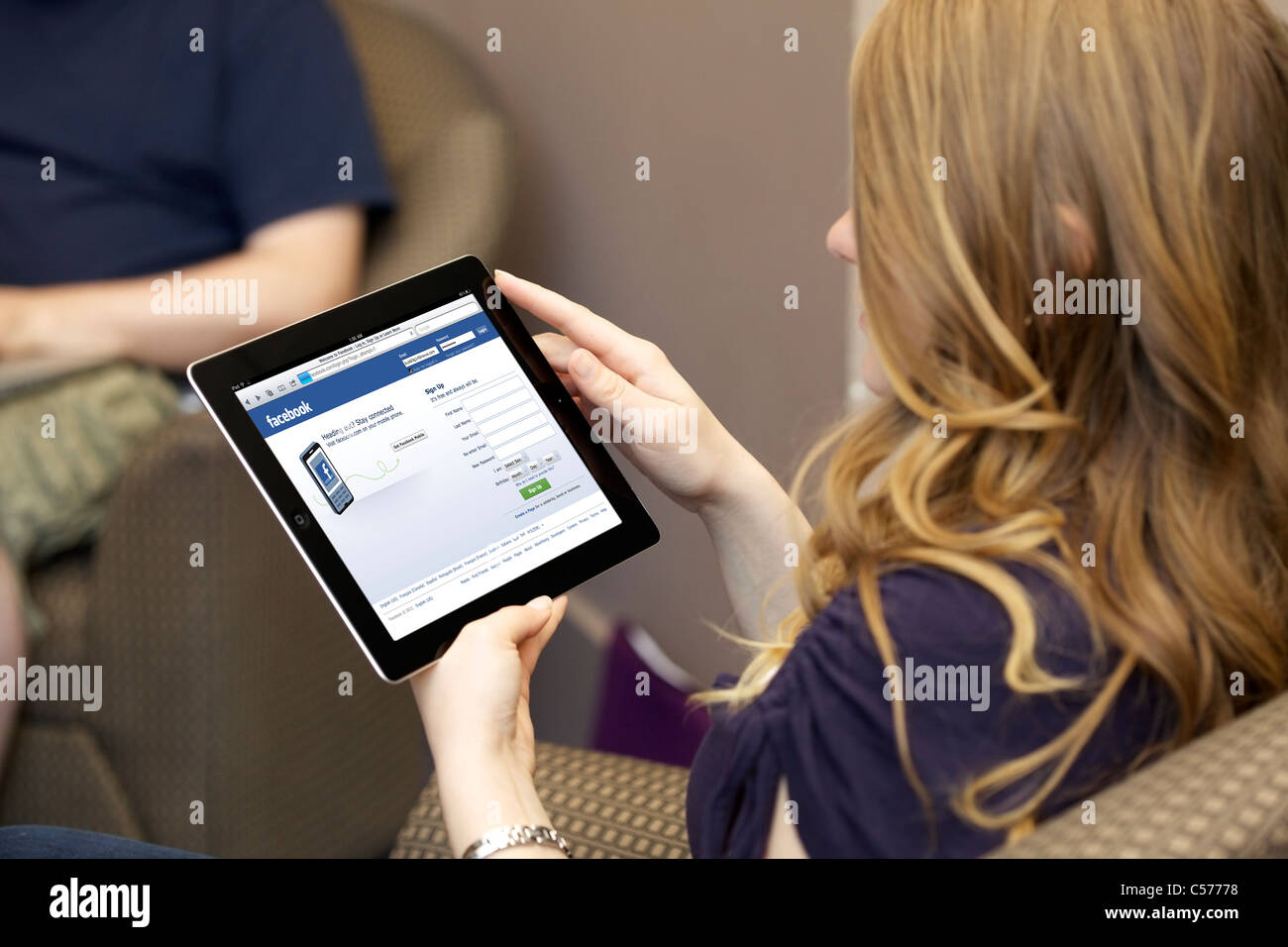 Facebook login wi fi hi-res stock photography and images - Alamy