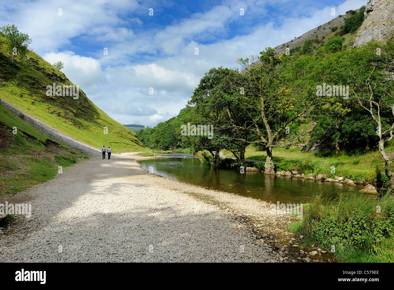 dovedale derbyshire england uk Stock Photo - Alamy
