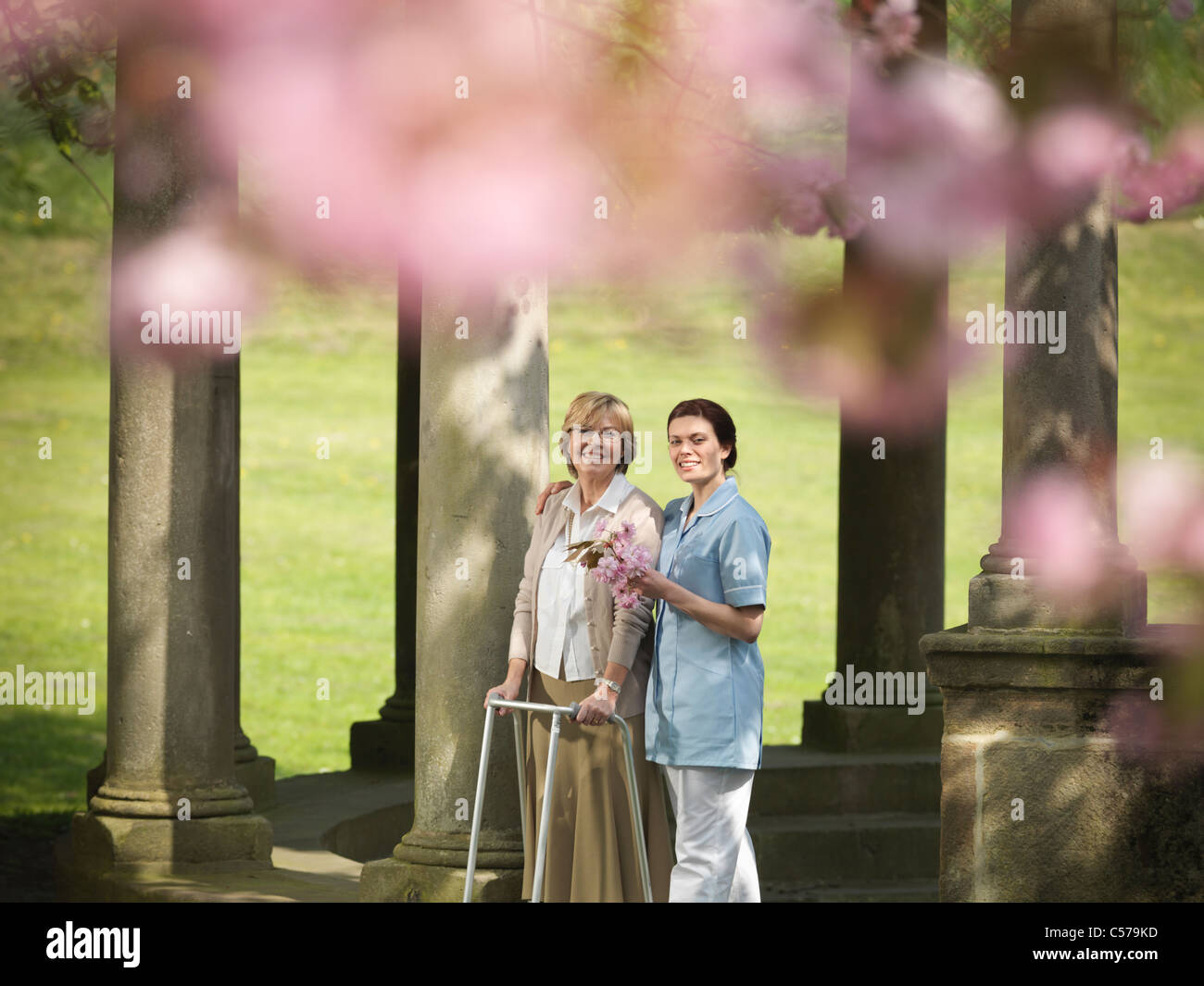 Smiling Older Lady High Resolution Stock Photography and Images - Alamy